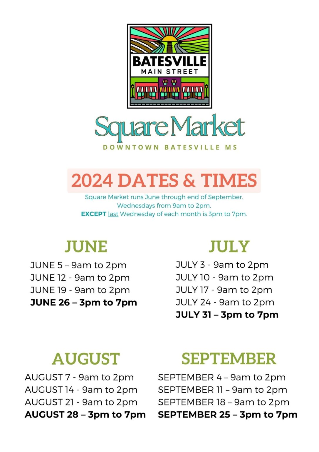 Square Market - Batesville Main Street